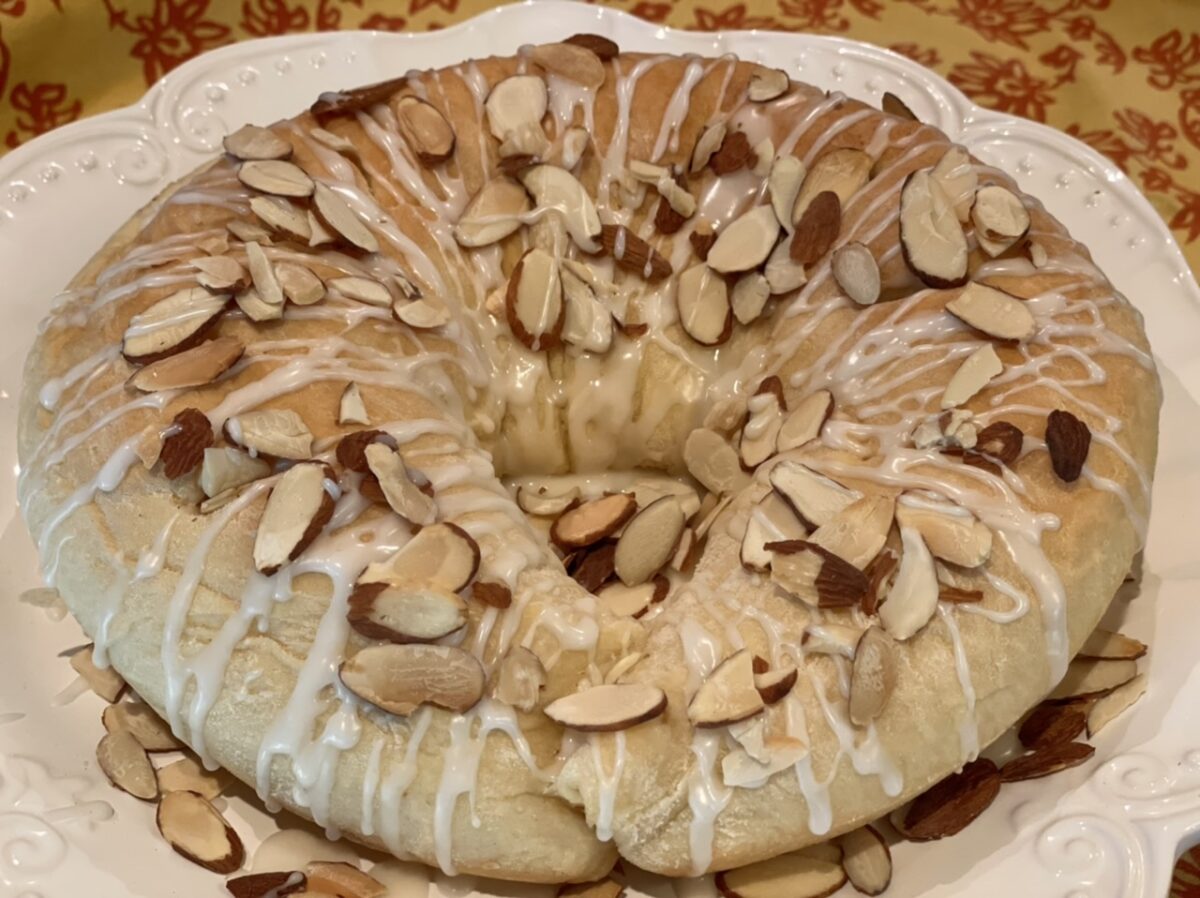 Almond Ring Coffee Cake - Treks & Bites