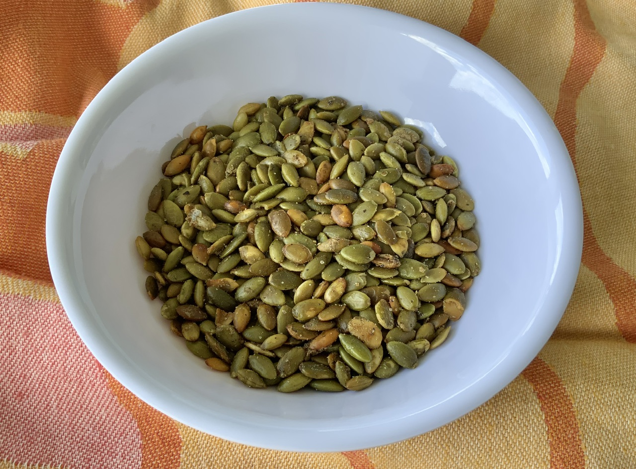 Roasted Lemon Pepper Pepitas - Treks & Bites ®️